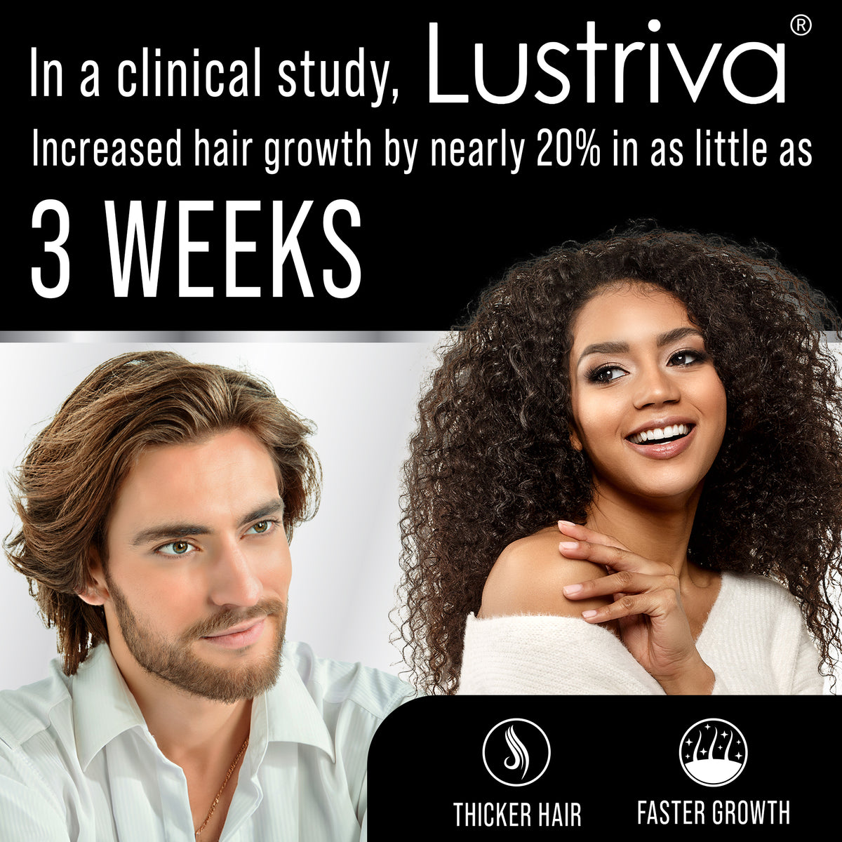 Biotin + Lustriva Capsules For Hair Growth – Hair Thickness Maximizer