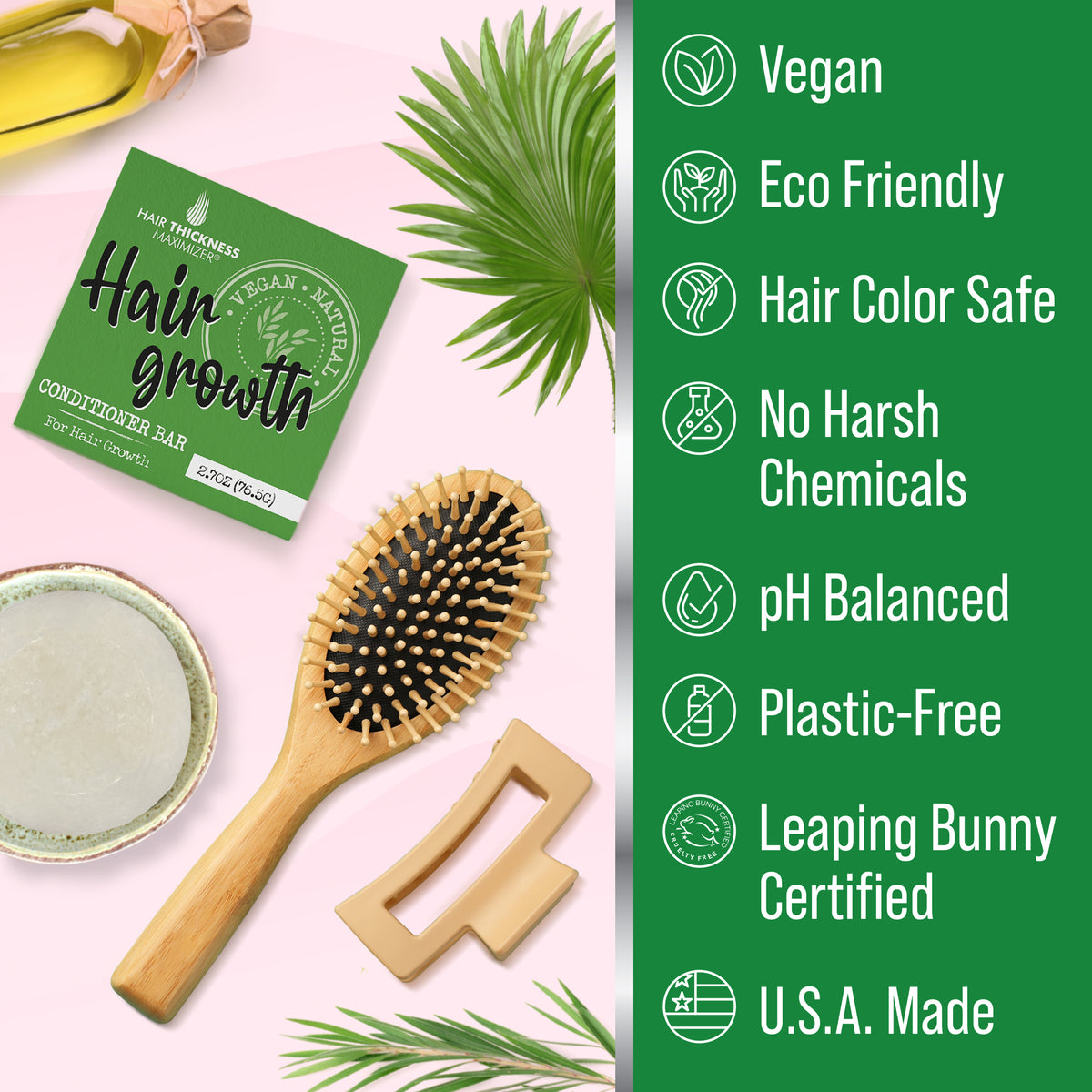 Hair Growth Conditioner Bar – Hair Thickness Maximizer